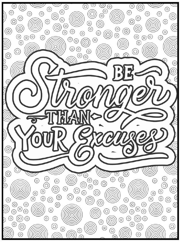 Inspiring Quotes Coloring Book - Contains 140+ Unique Designs - Etsy