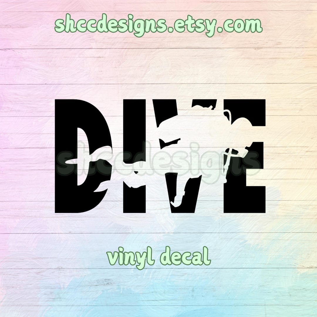 Scuba Dive Vinyl Decal: Dive Tank, Tumbler, NITROX - Etsy