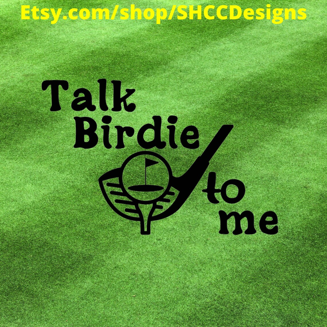 Talk Birdie to Me Vinyl Decal / Golfer Die Cut Sticker - Etsy