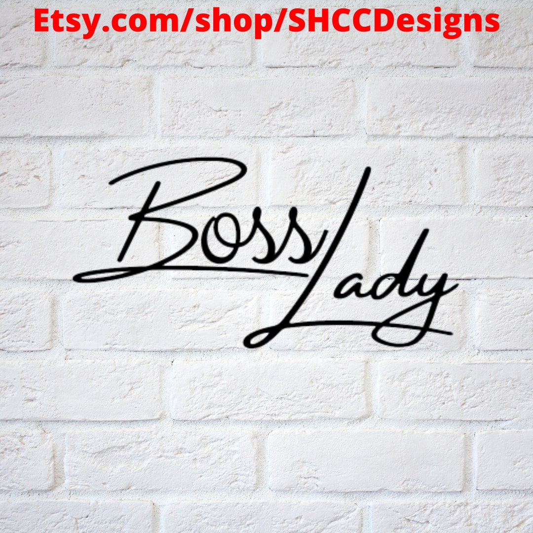 Boss Lady Vinyl Decal / Die-cut - Etsy