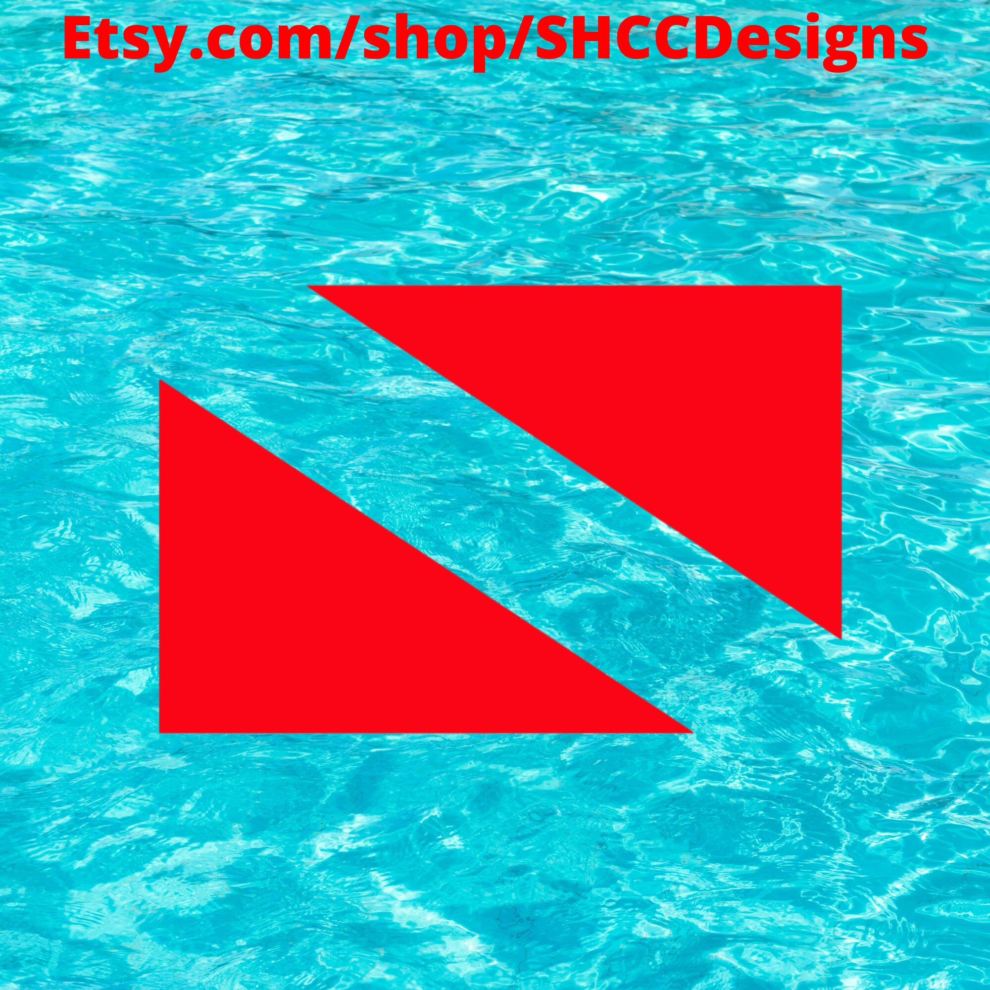 Scuba Diving Flag Vinyl Decal / Diver Down Flag Decal / NITROX - Etsy