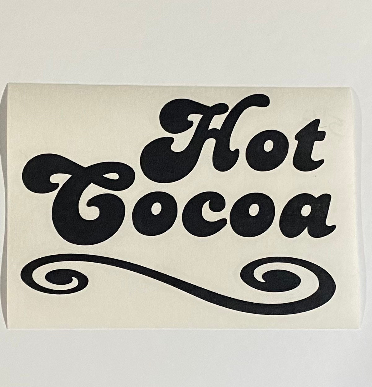 Hot Cocoa Vinyl Decal / Die-cut / Window Sticker / Car Decal / - Etsy