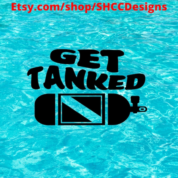 Scuba Tank Decals - Etsy