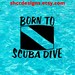 Scuba Flag Diver Vinyl Decal / Die-cut / Window Sticker / Car Decal ...