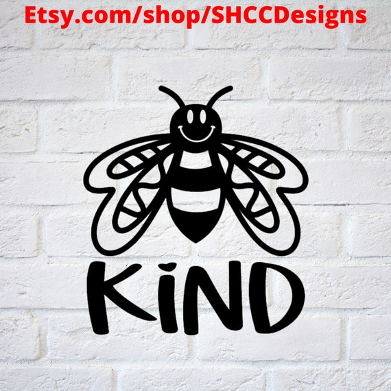 BEE Kind Vinyl Decal / Bee Decal / Nice People Decal / Golf - Etsy
