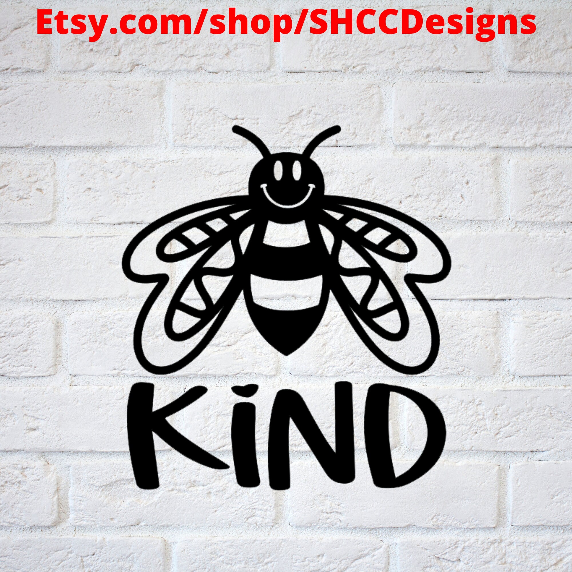 BEE Kind Vinyl Decal / Bee Decal / Nice People Decal / Golf Cart Decal ...