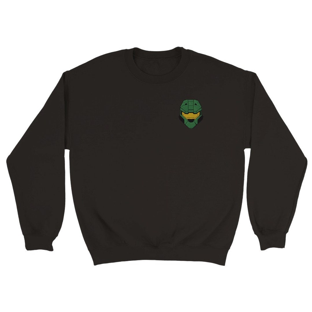 Halo Sweater Embroidery Gaming Sweatshirt Master Chief Top Xbox Sweater ...