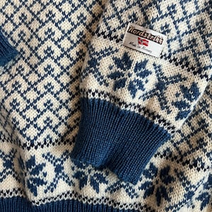 80s Nordstrikk Knit Wool Sweater Cardigan - Etsy