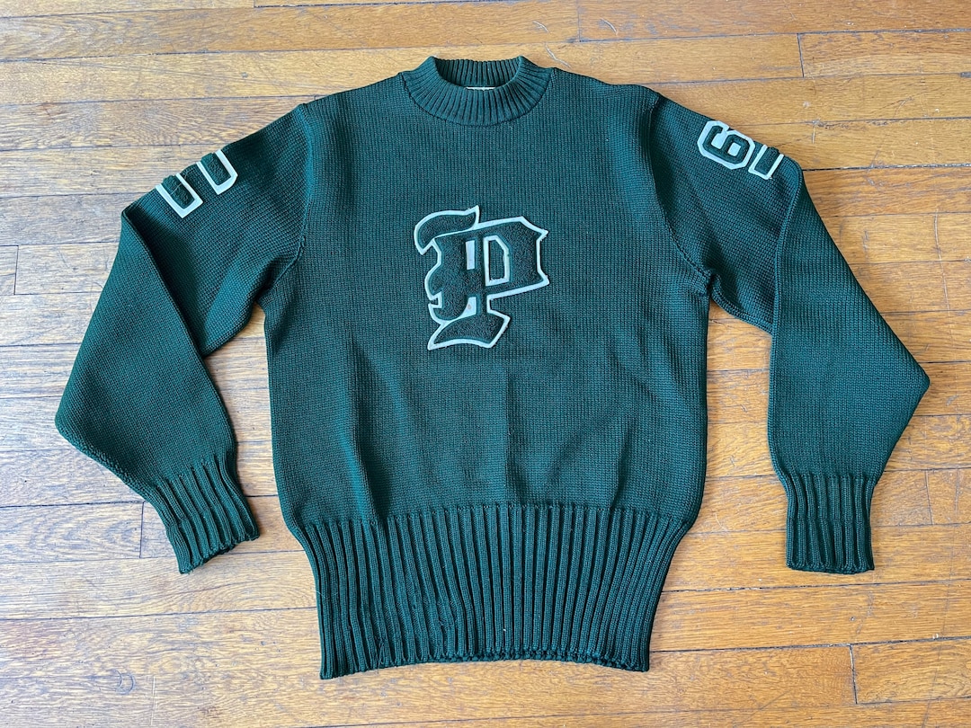 60s Graduation Varsity Crew Neck Sweater by Nelson Knitting Mills 69 ...
