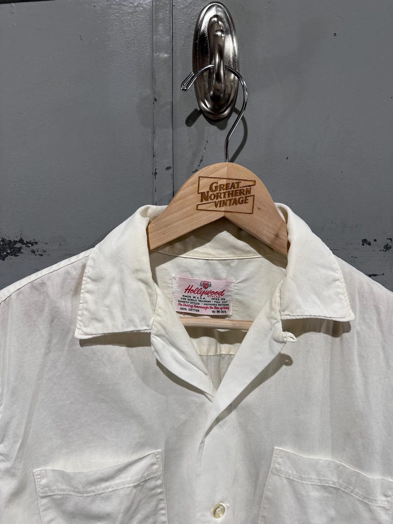 True Vintage 60s Hollywood Brand Loop Collar All Cotton Long Tail ...