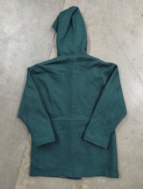 M 70s The Badlands Wool Green Parka Chore Shacket Jac… - Gem