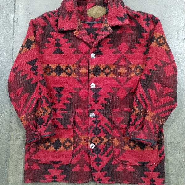 Mens Woolrich 90s Aztec Jacket - Etsy