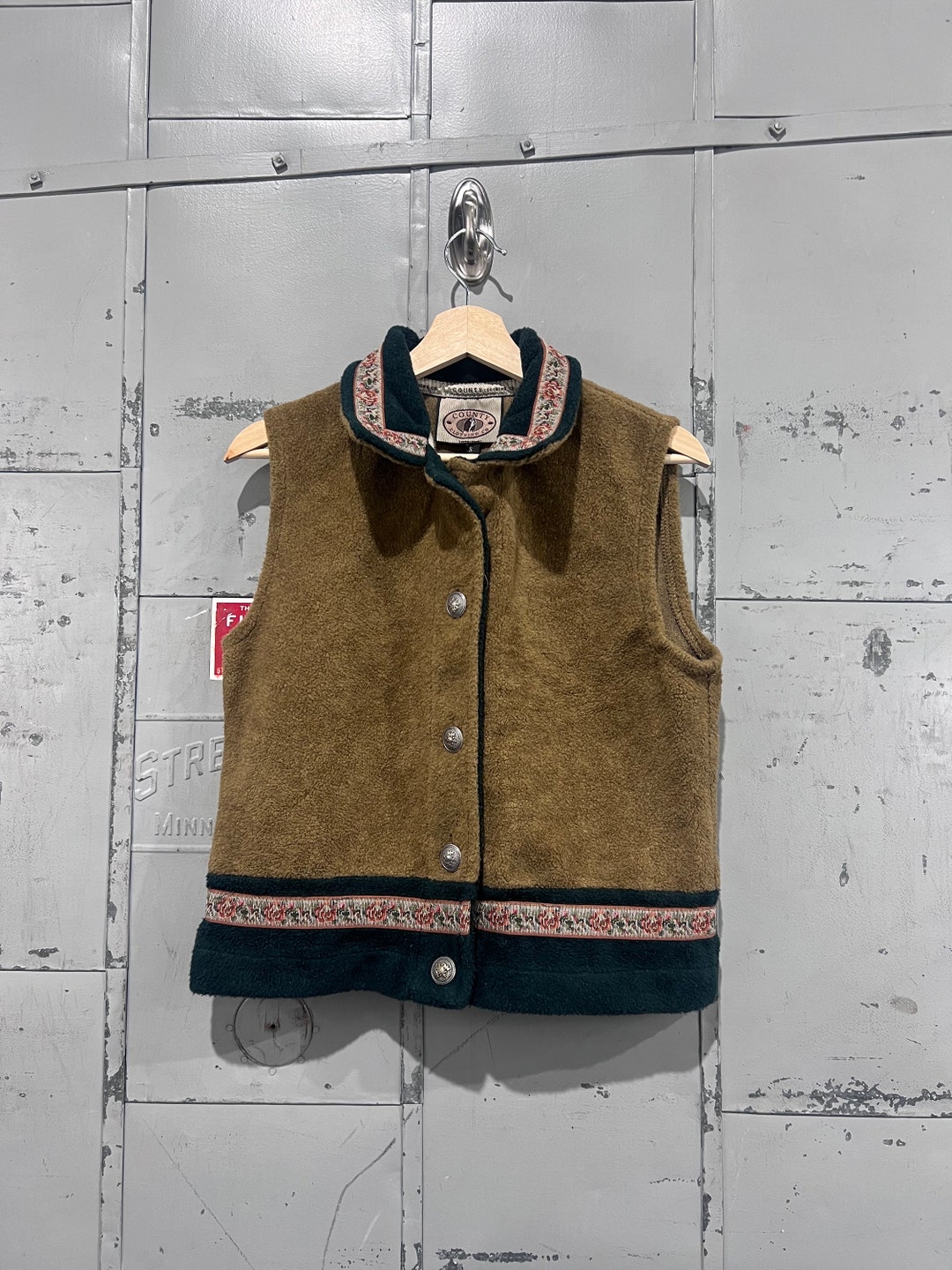 Small County Clothing Co Fleece Vest Outdoors Nature - Etsy