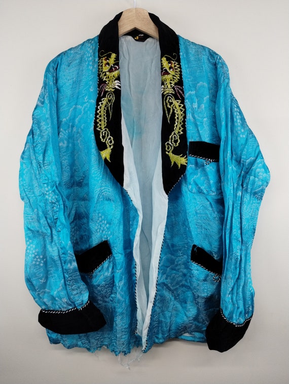 M 70s Joli Japanese Kimono Jacket 1970s Medium Urban … - Gem