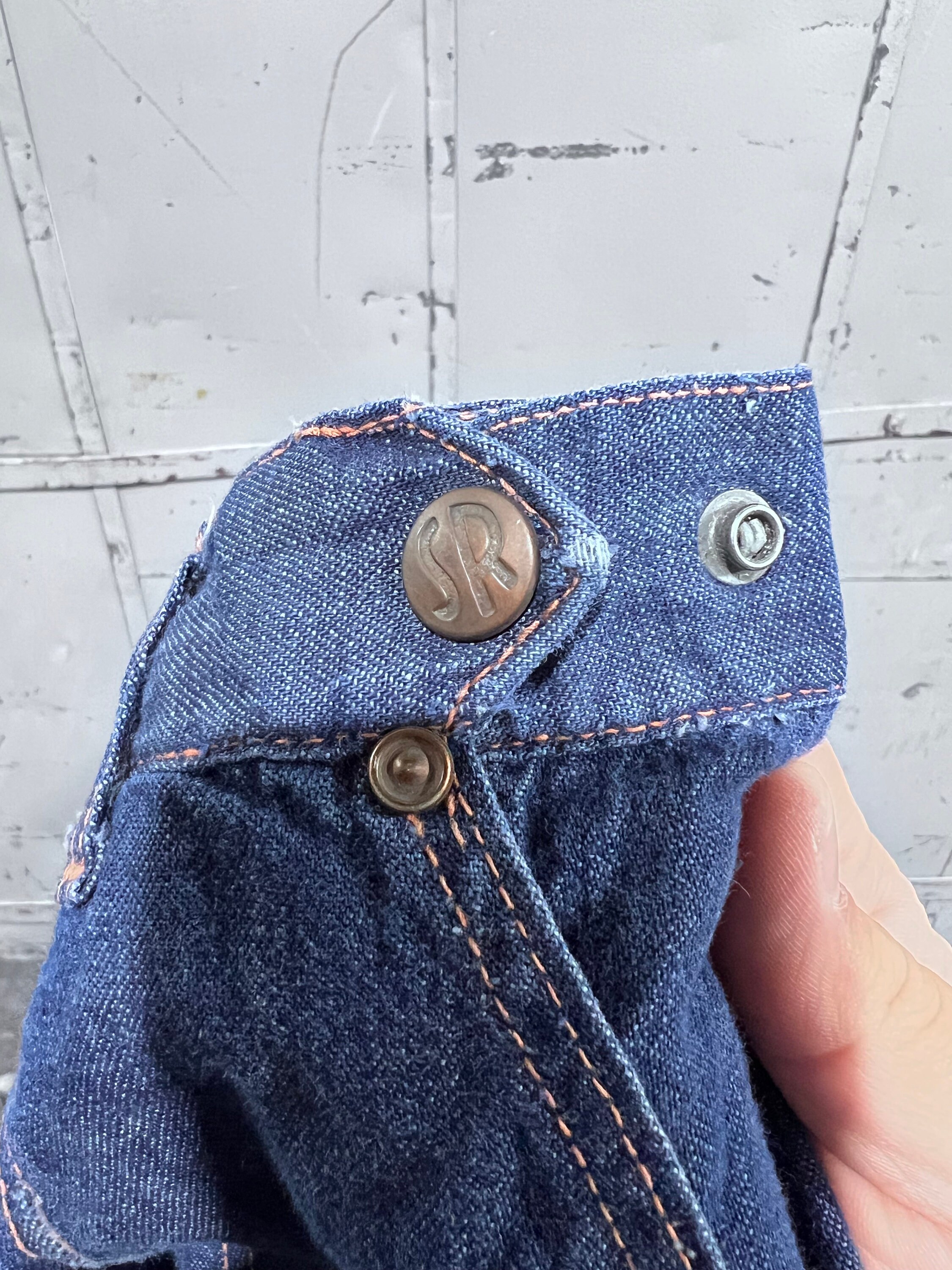 Size 26x25 1950s Women’s Side Zips Denim Jeans Strong and Reliable ...