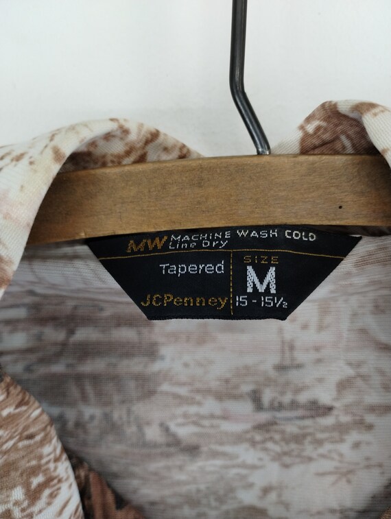 M 70’s Montgomery Ward Western Pattern Voyager Work S… - Gem