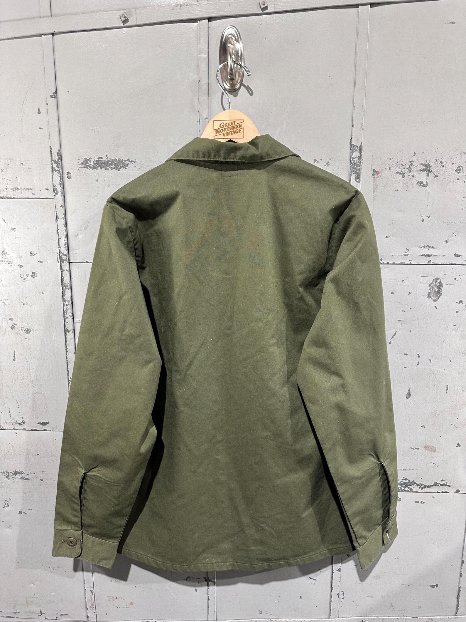 True Vintage Military 70's OG-507 Fatigue Button up Shirt Vietnam War ...