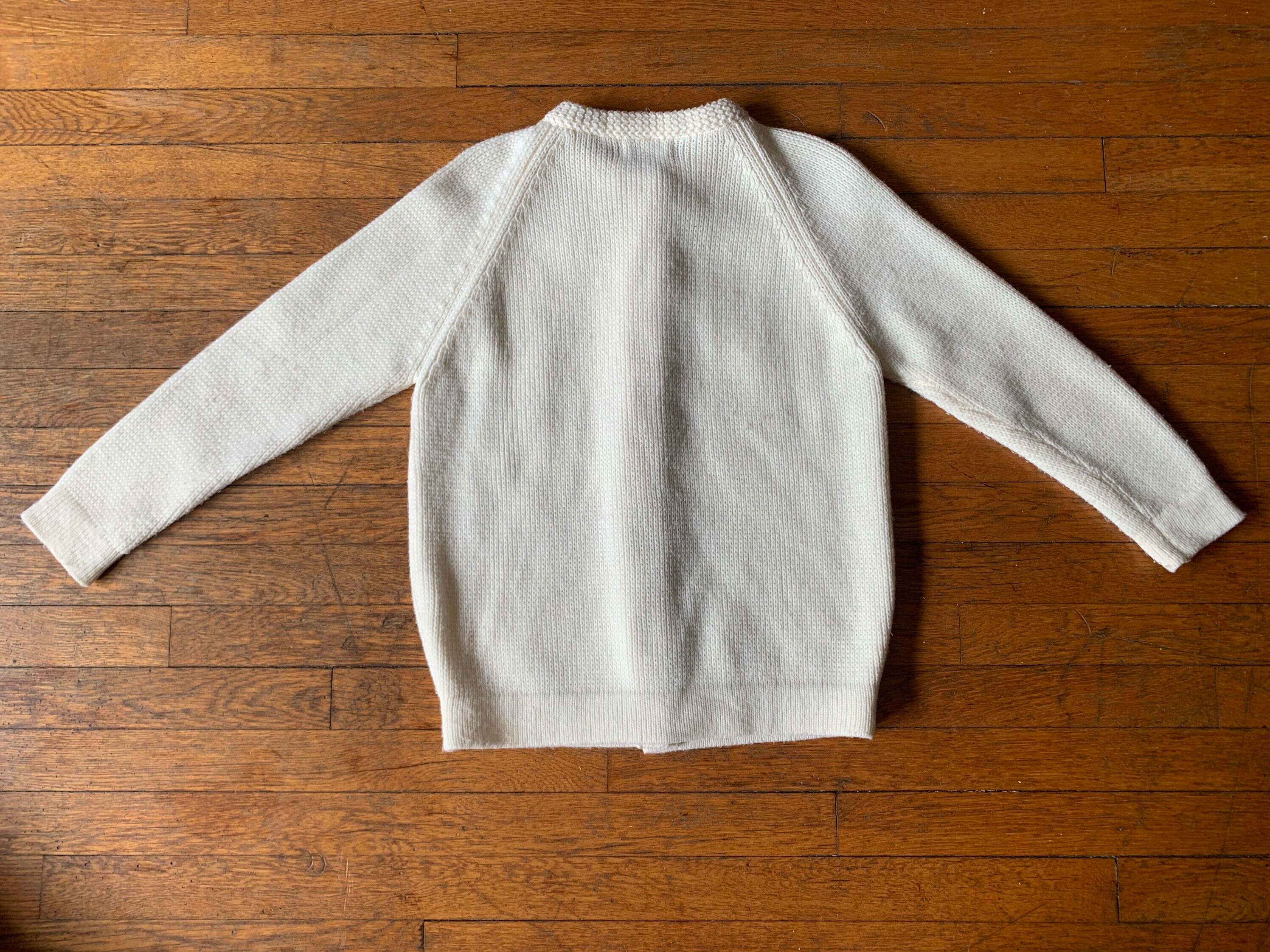 60s Kimlon Grandma Button-up Cardigan Sweater - Etsy