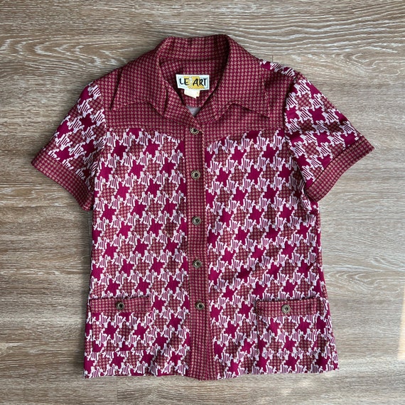 Vintage funky pattern shirt - Gem