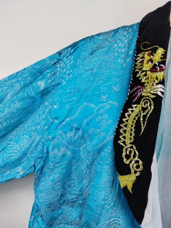 M 70s Joli Japanese Kimono Jacket 1970s Medium Urban … - Gem