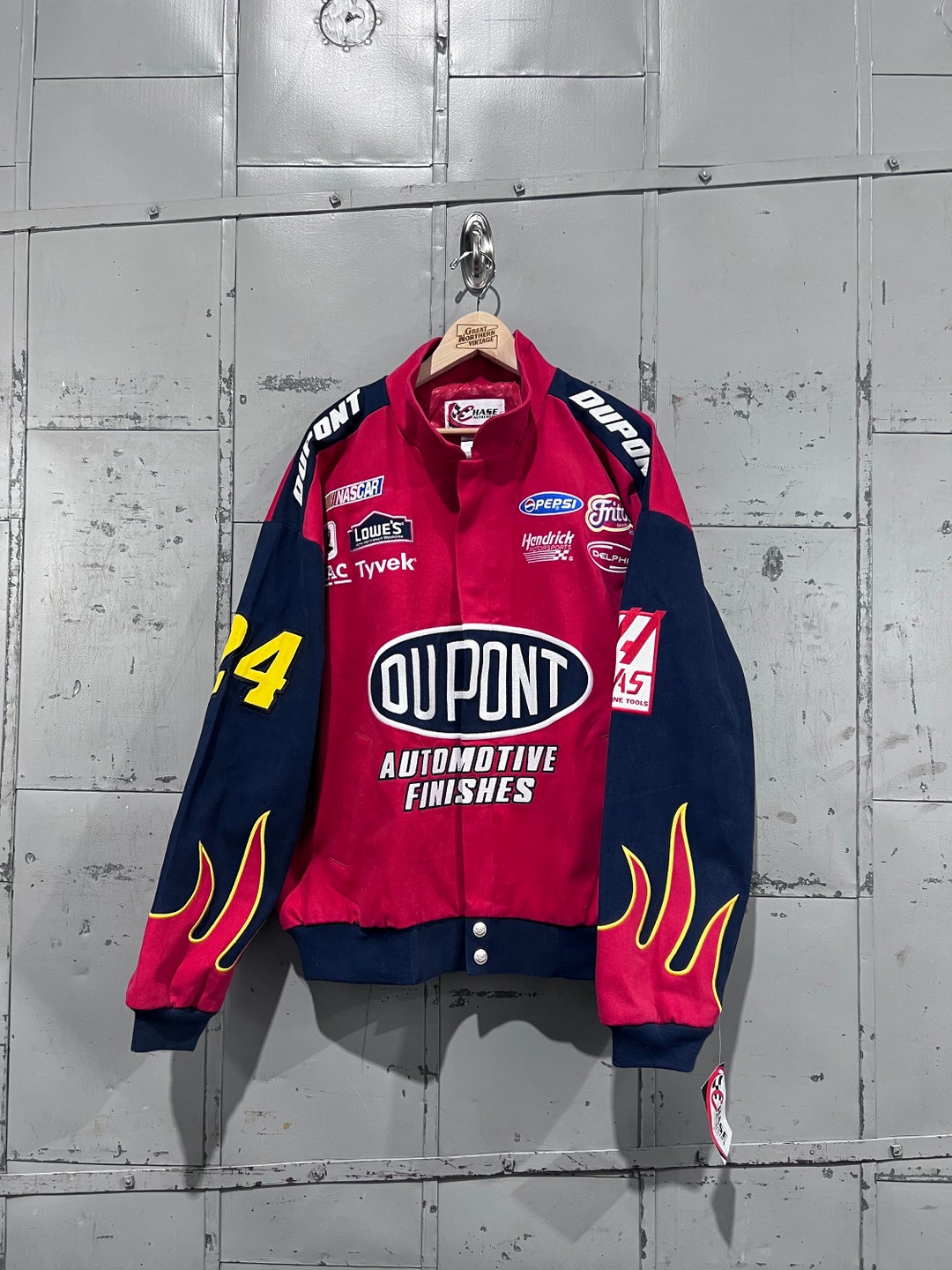90's Home Dupont Nascar Jeff Hamilton Jacket Mens Large - Etsy