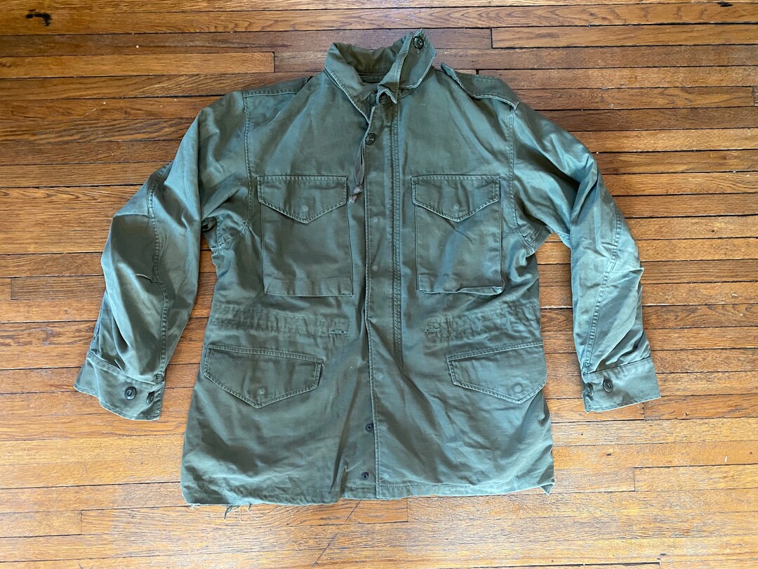 70's M65 Field Jacket OG 107 Vietnam War Fatigue US Army Olive Green - Etsy