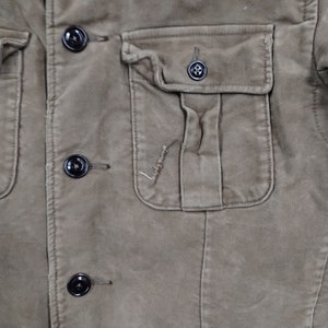 L 90s Ezra Fitch Abercrombie and Fitch Tan Field Jacket 1970s 1980s ...