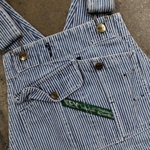 30x4 80's Key Imperial Denim Cutoff Railroad Overalls 1960s Boro ...