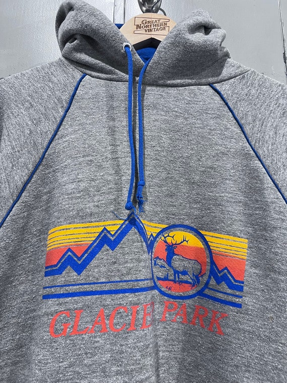 80’s Jerzees Tag Glacier National Park Hoodie unisex … - Gem