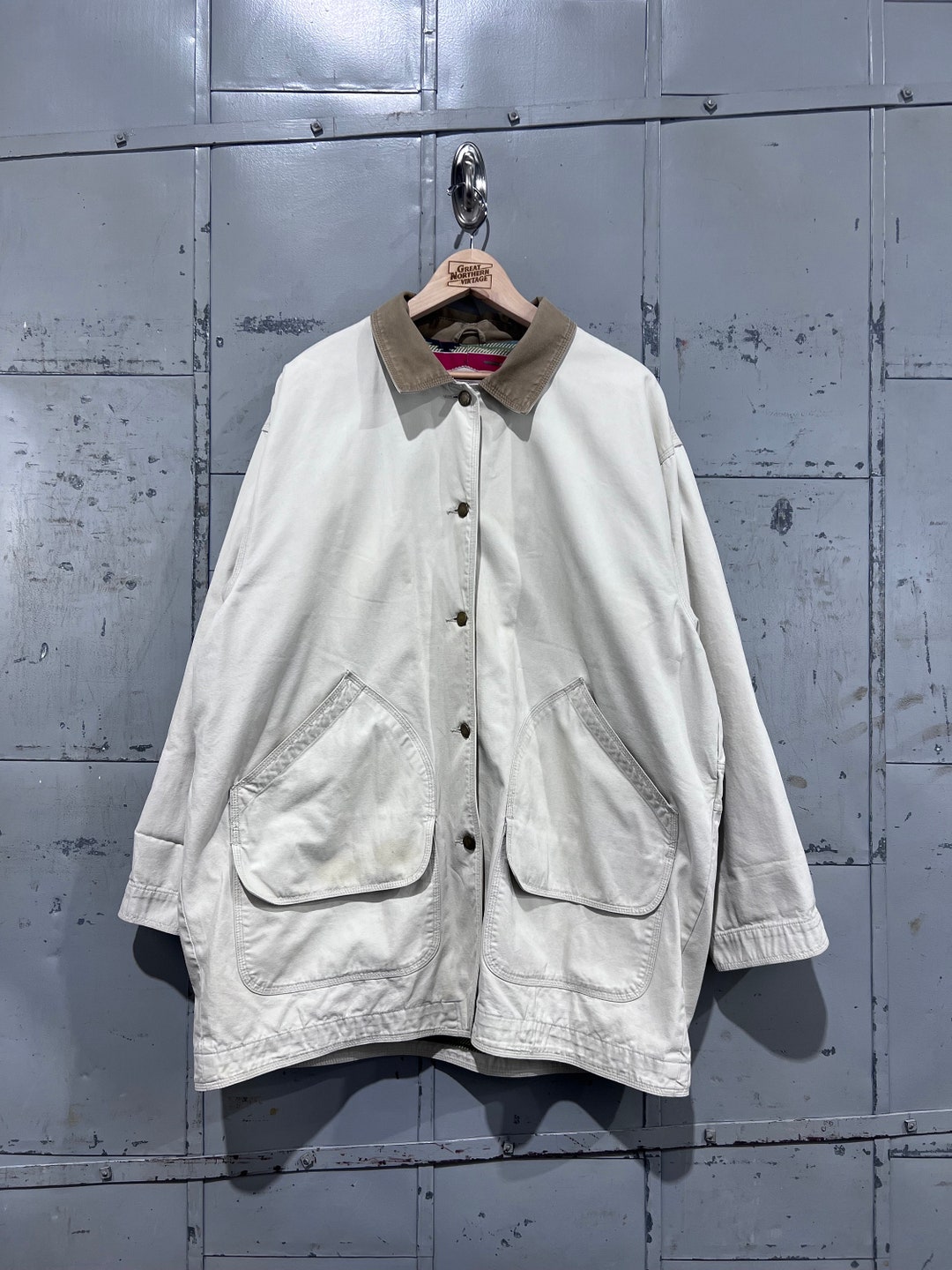 XL 90s Woolrich Chore Jacket Flannel Lined Hunting Parka Chore Shacket ...