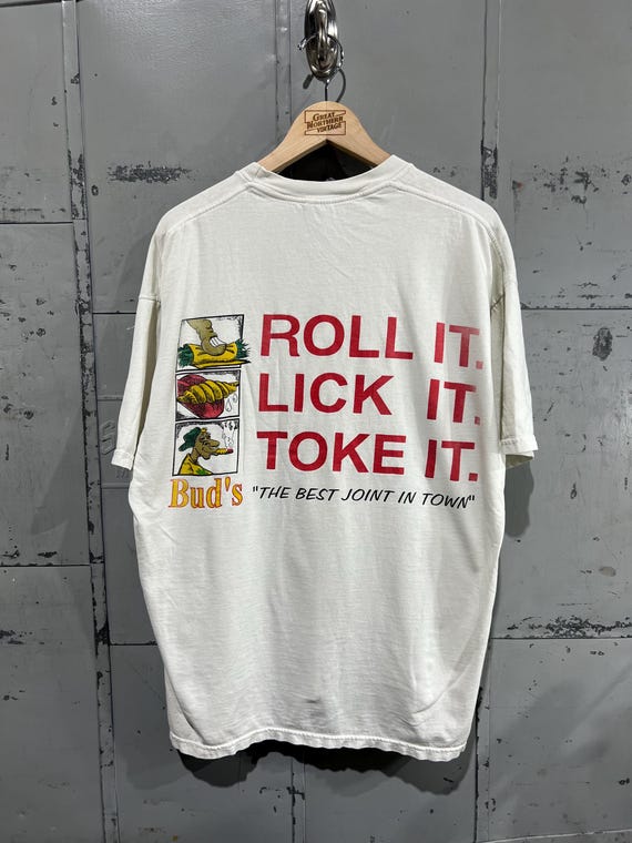 90s Weed marijuana Tshirt 1990s front and back funny … - Gem