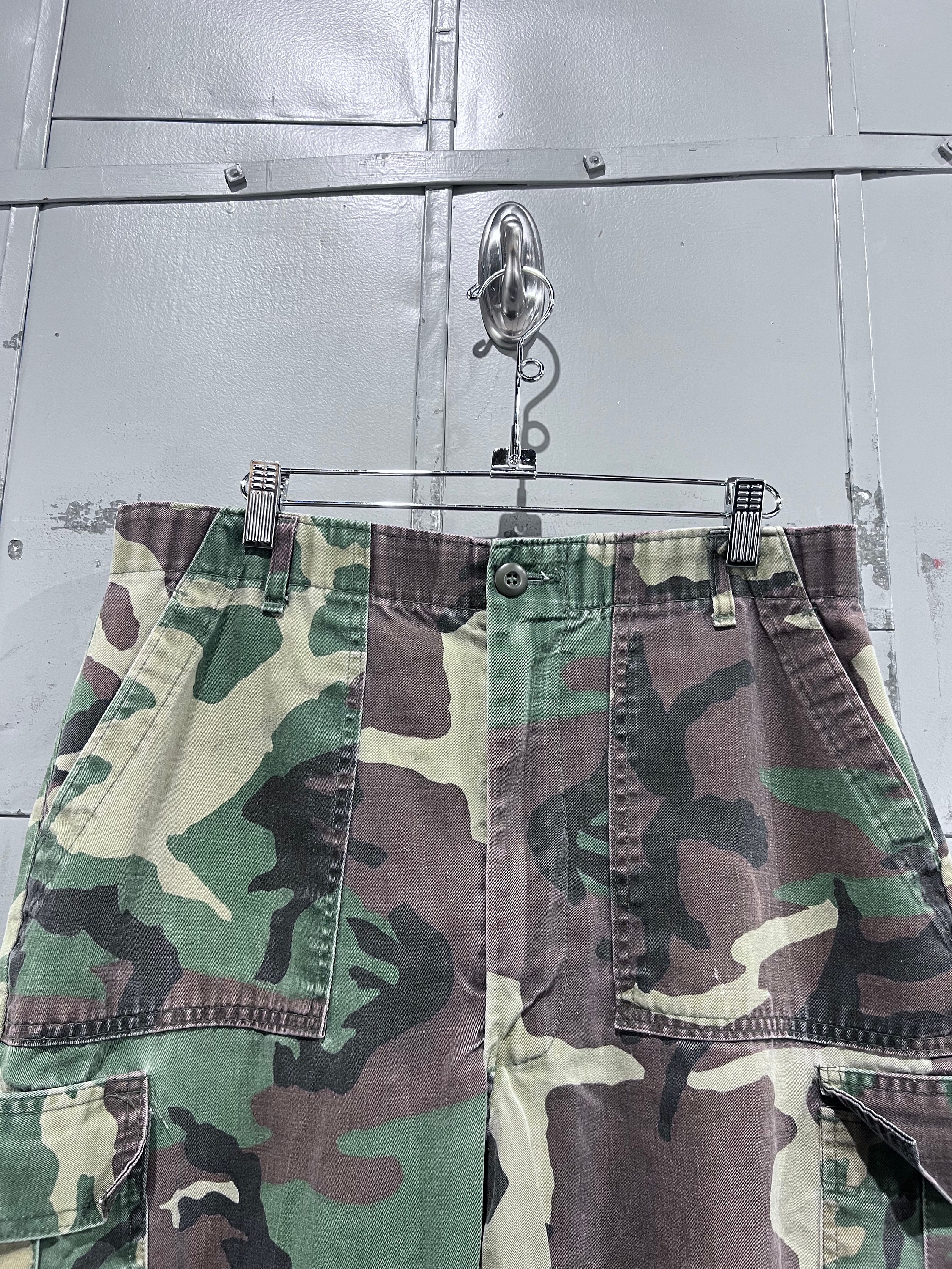 34x31 90s US Army Woodland Camouflage Cargo Pants Combat Trousers 1990s ...