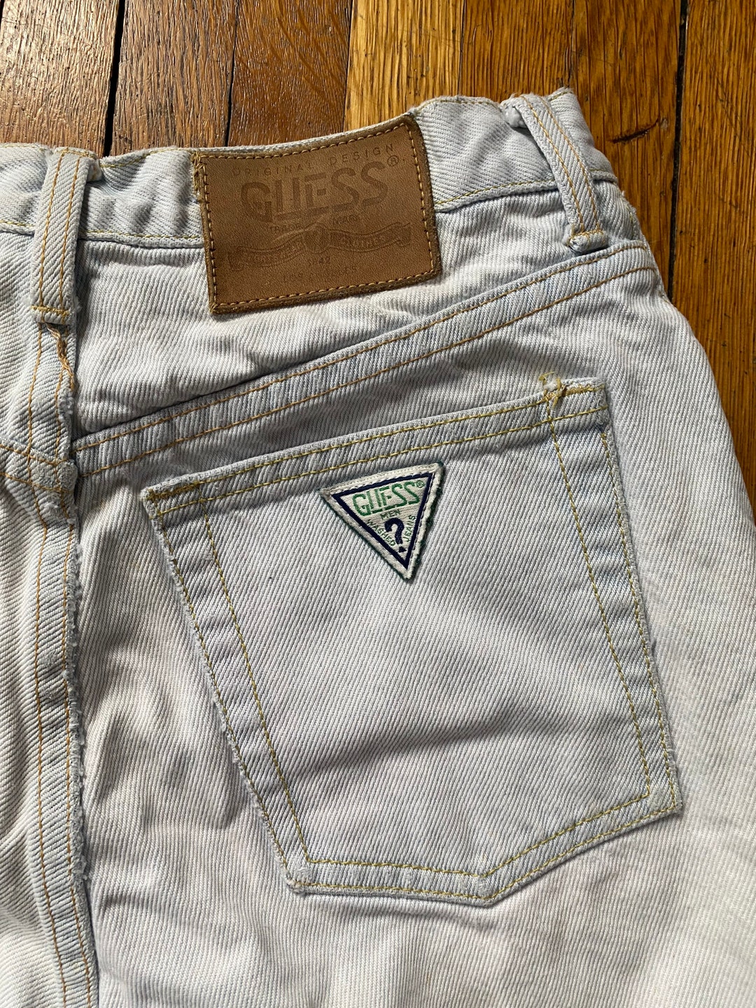 90s Guess Jeans Light Wash - Etsy