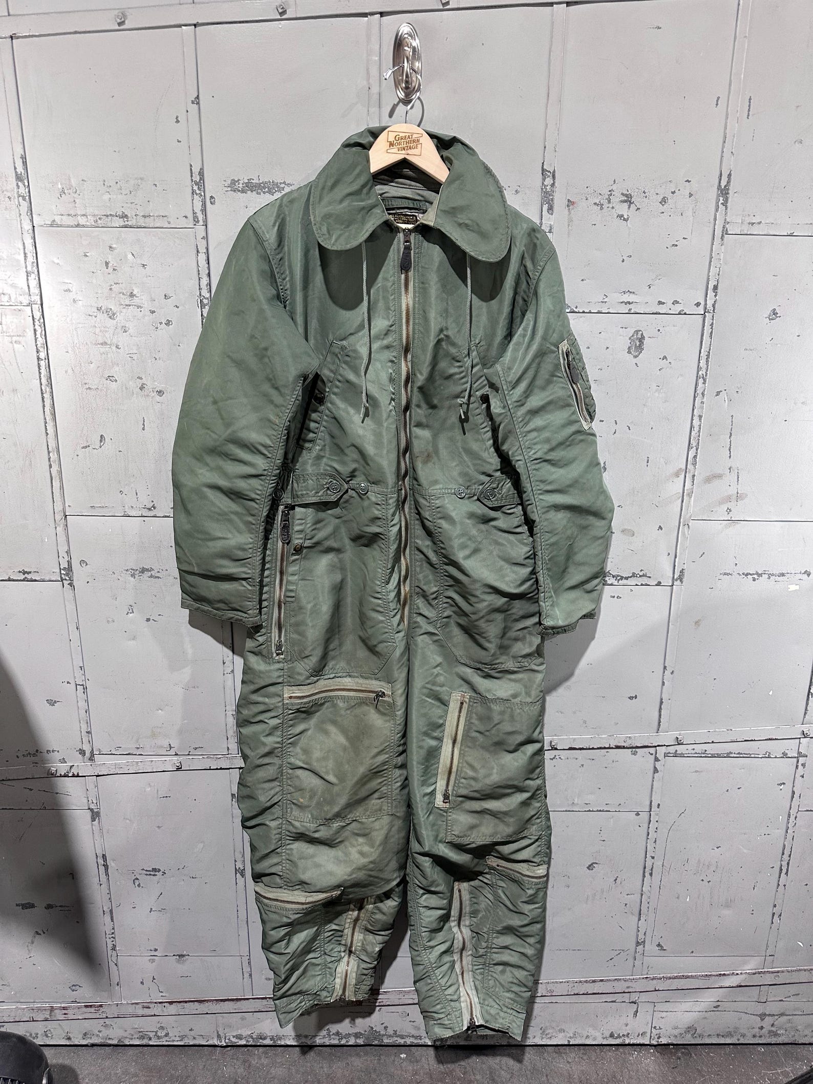 True Vintage Americana 50s Military US Air Force Flight Jumpsuit ...