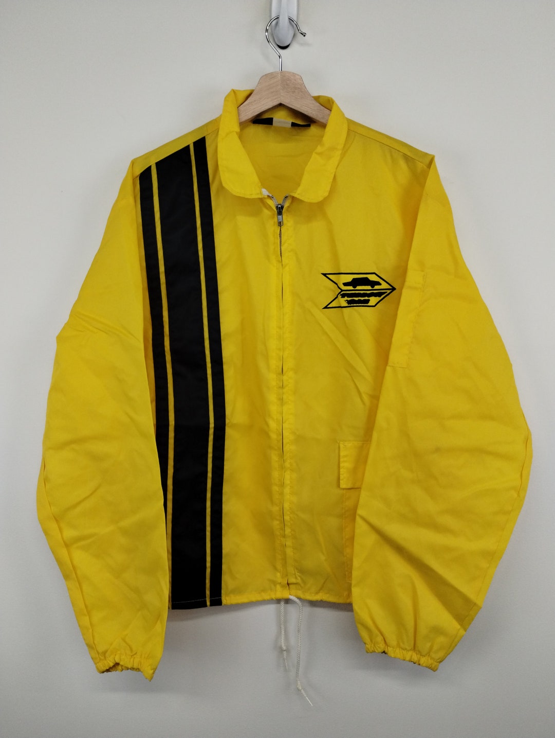 XL 70’s Dunbrooke Pla Jac Racing Yellow Jacket 1970s 1980s Xlarge ...