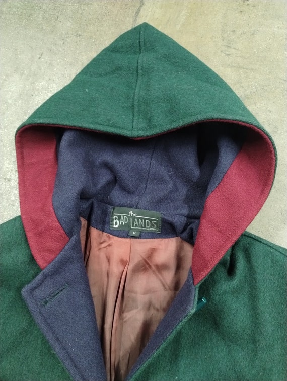 M 70s The Badlands Wool Green Parka Chore Shacket Jac… - Gem