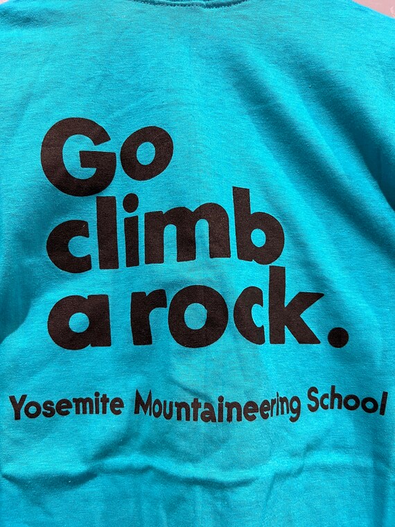 80s, Vintage go climb a rock yosemite mountaineering … - Gem