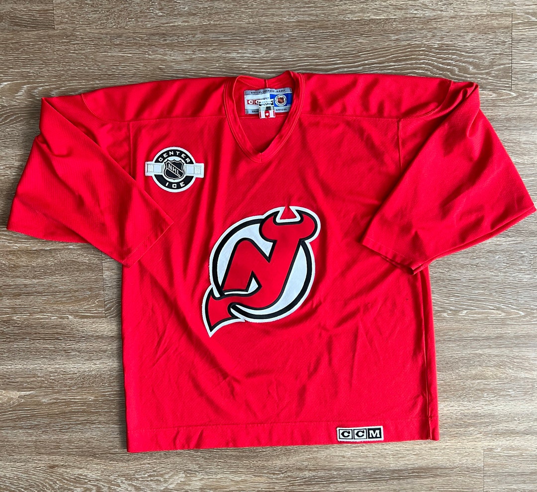 90s Center Ice NHL New Jersey Devils Hockey Jersey Practice Jersey - Etsy
