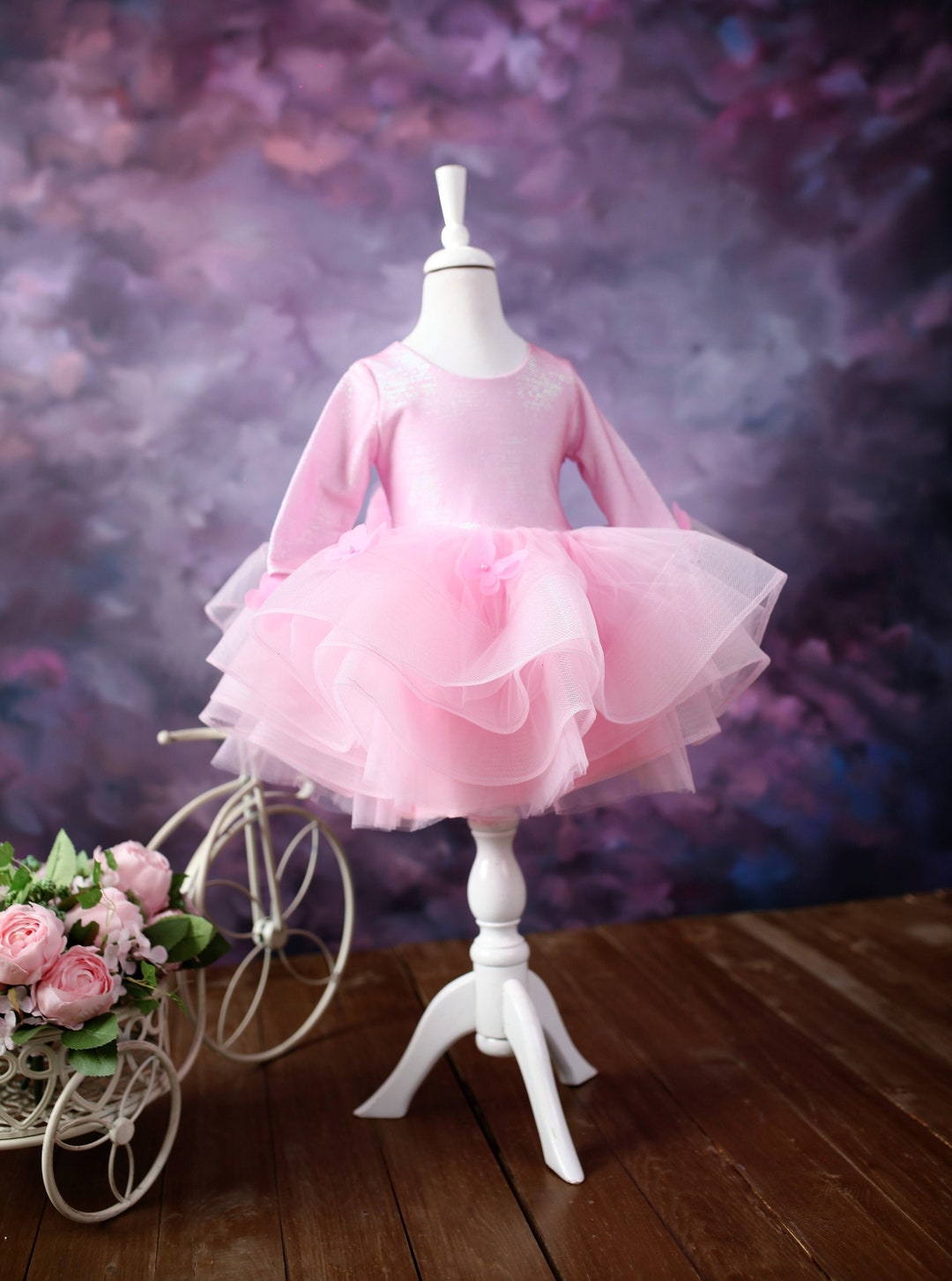 Pink Ballerina Girl Dress Princess Birthday Ball Dress - Etsy