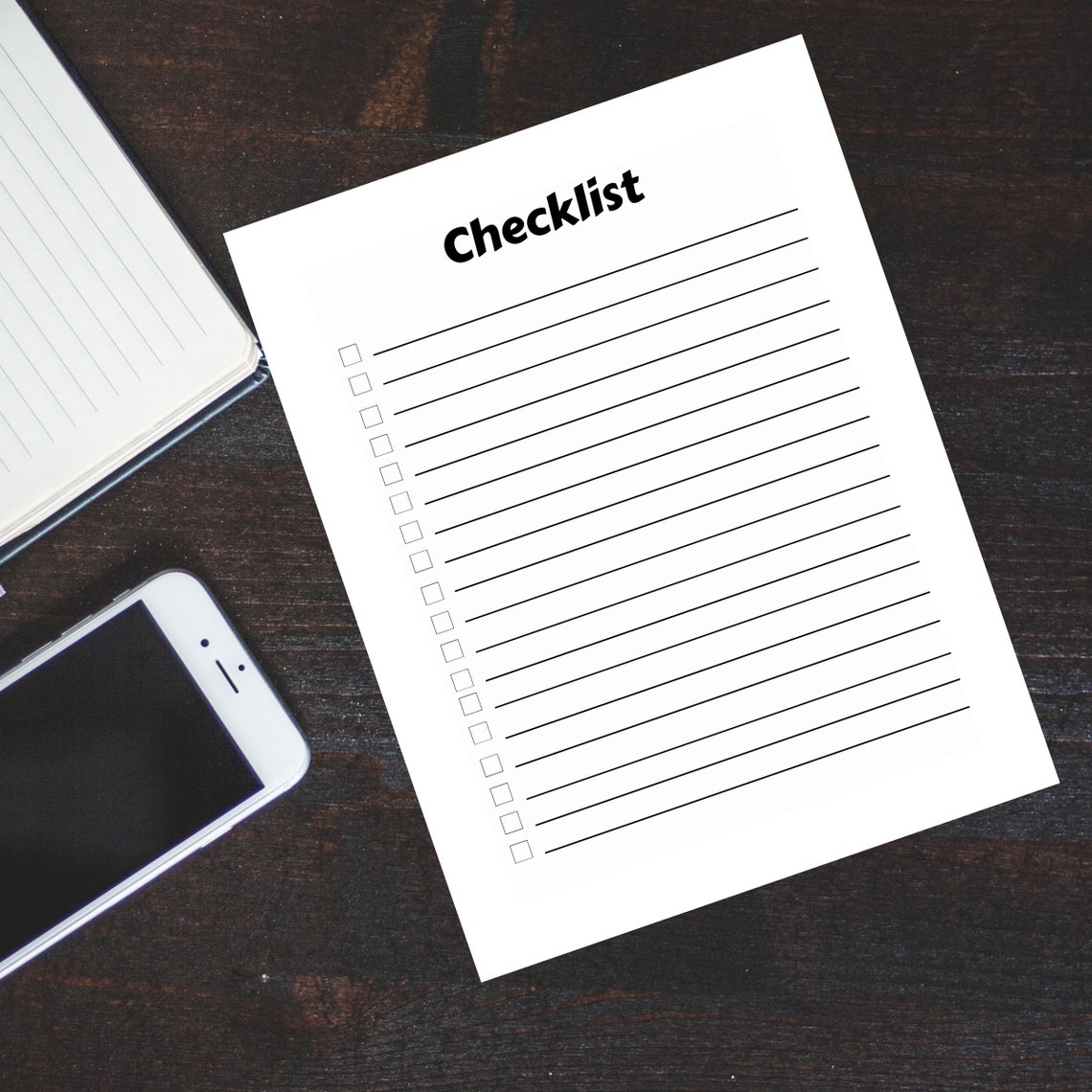 Printable Checklist, Daily Checklist, Checklist for Chores, Checklist ...