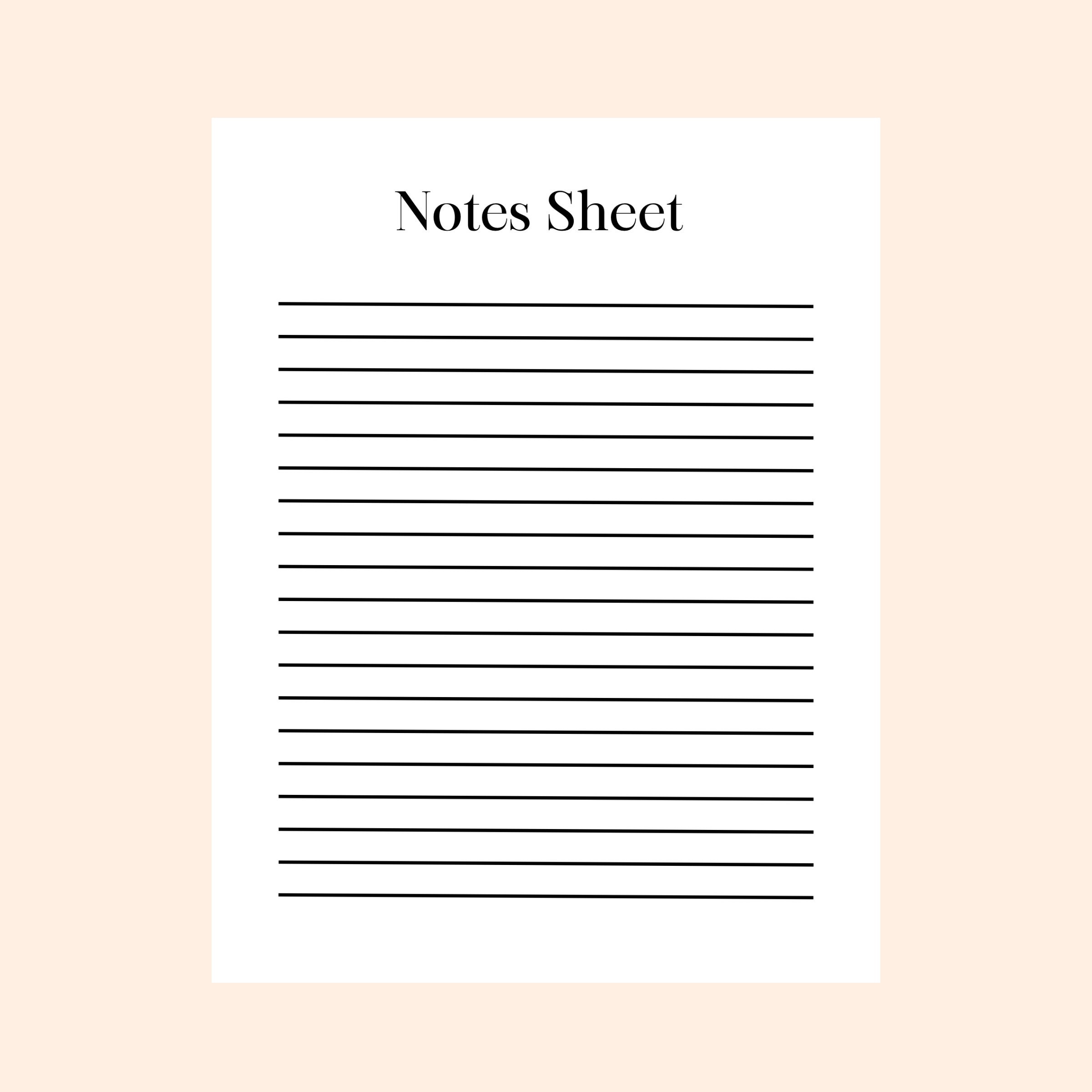 Printable Daily Planner Sheets, Printable Planner Sheets, Daily Planner ...