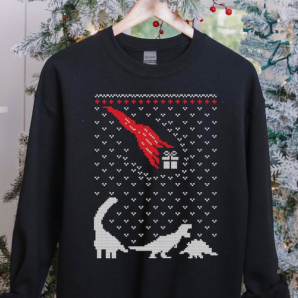 Dinosaur Sweater - Etsy