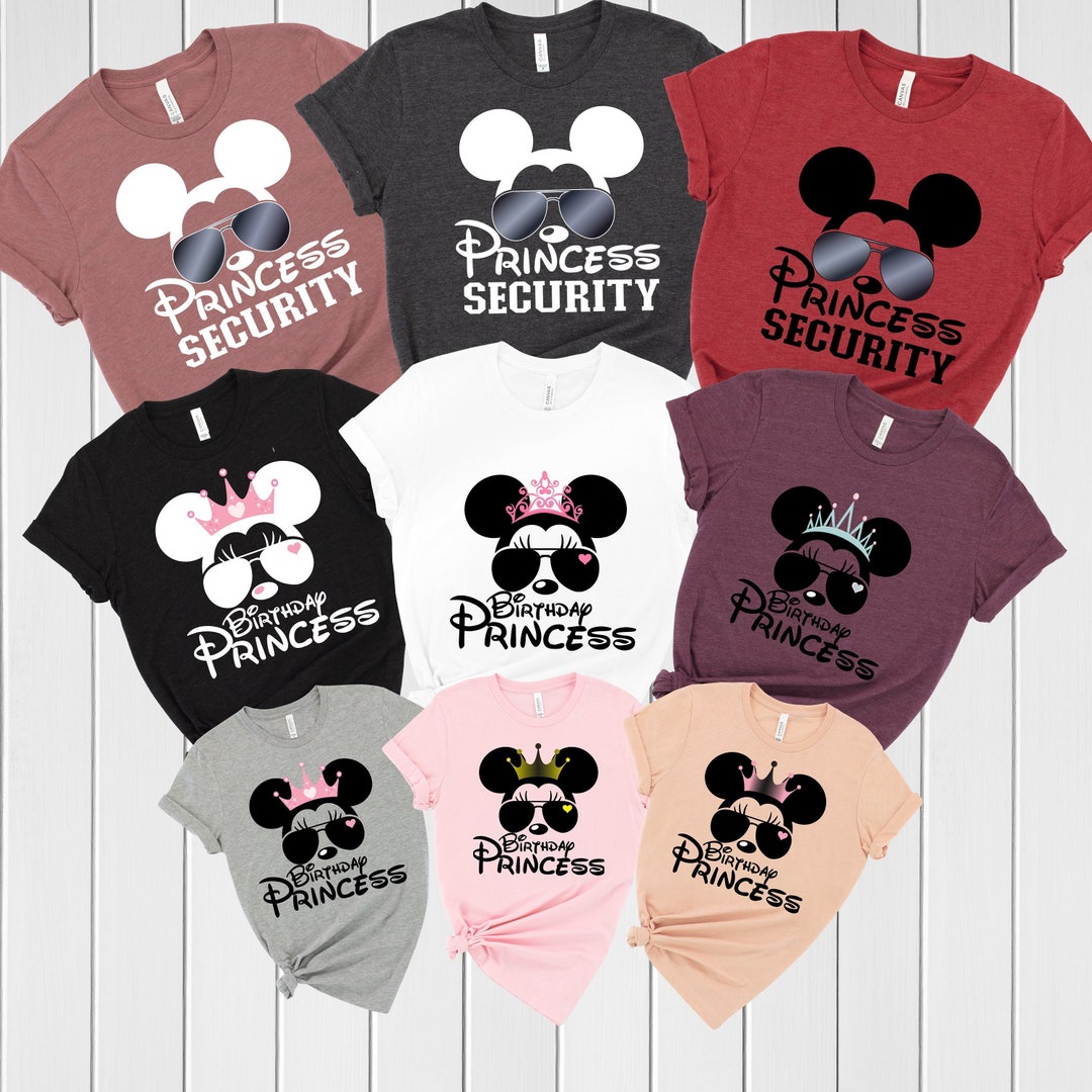 Princess Security Shirt, Princess Protection Tshirt, Girl Birthday ...
