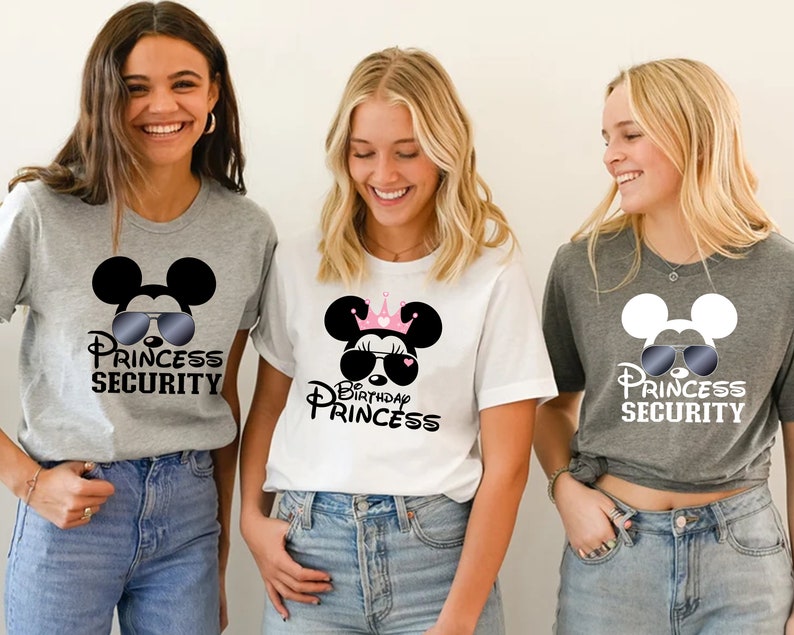 Princess Security Shirt, Princess Protection Tshirt, Girl Birthday ...
