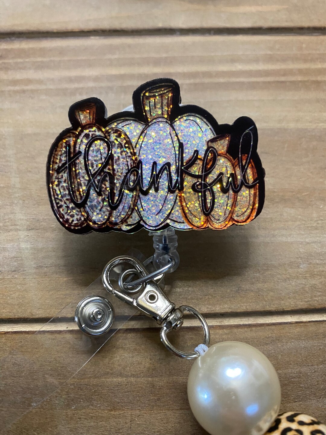 Fall Thankful Thanksgiving Pumpkin Badge Autumn Badge Reel - Etsy