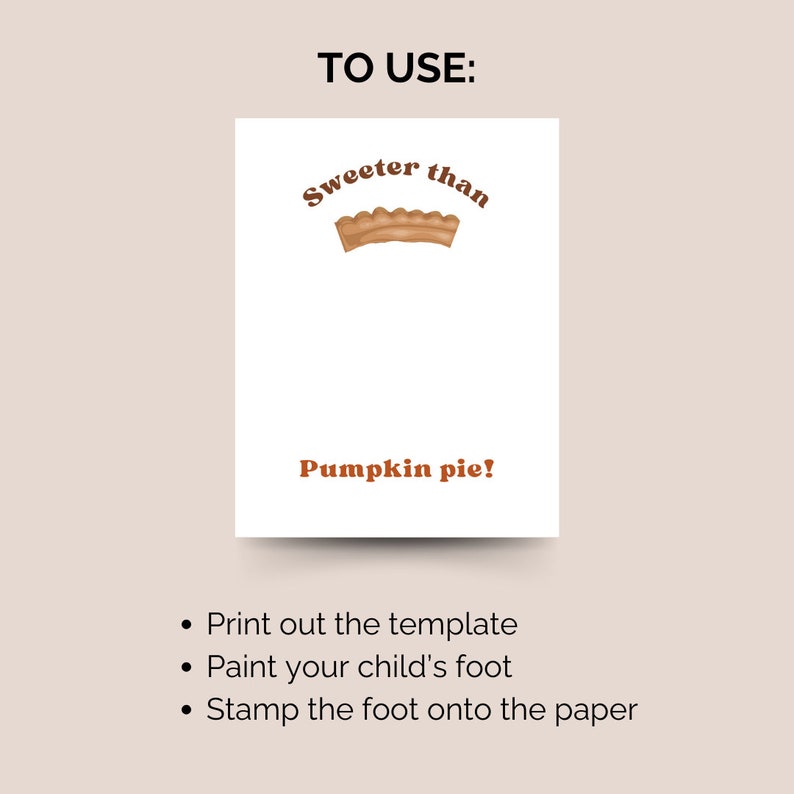 Thanksgiving Pumpkin Pie Foot Print Art, Daycare Thanksgiving Craft ...