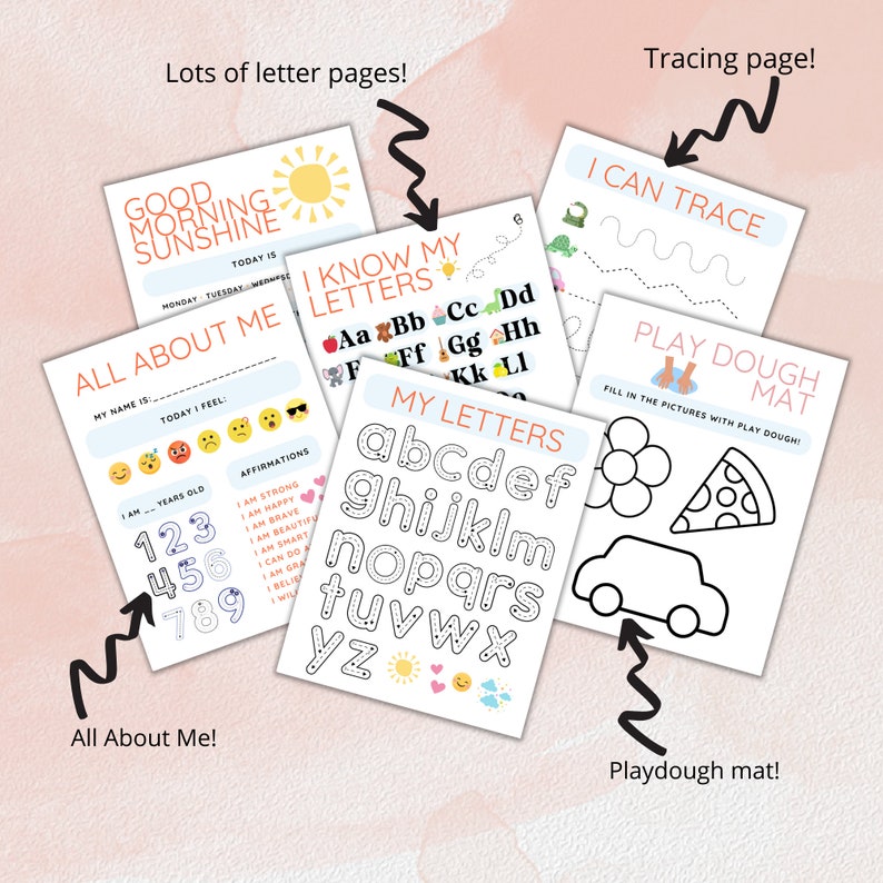 Preschool Morning Menu Printable, Homeschool Preschool, Preschool ...