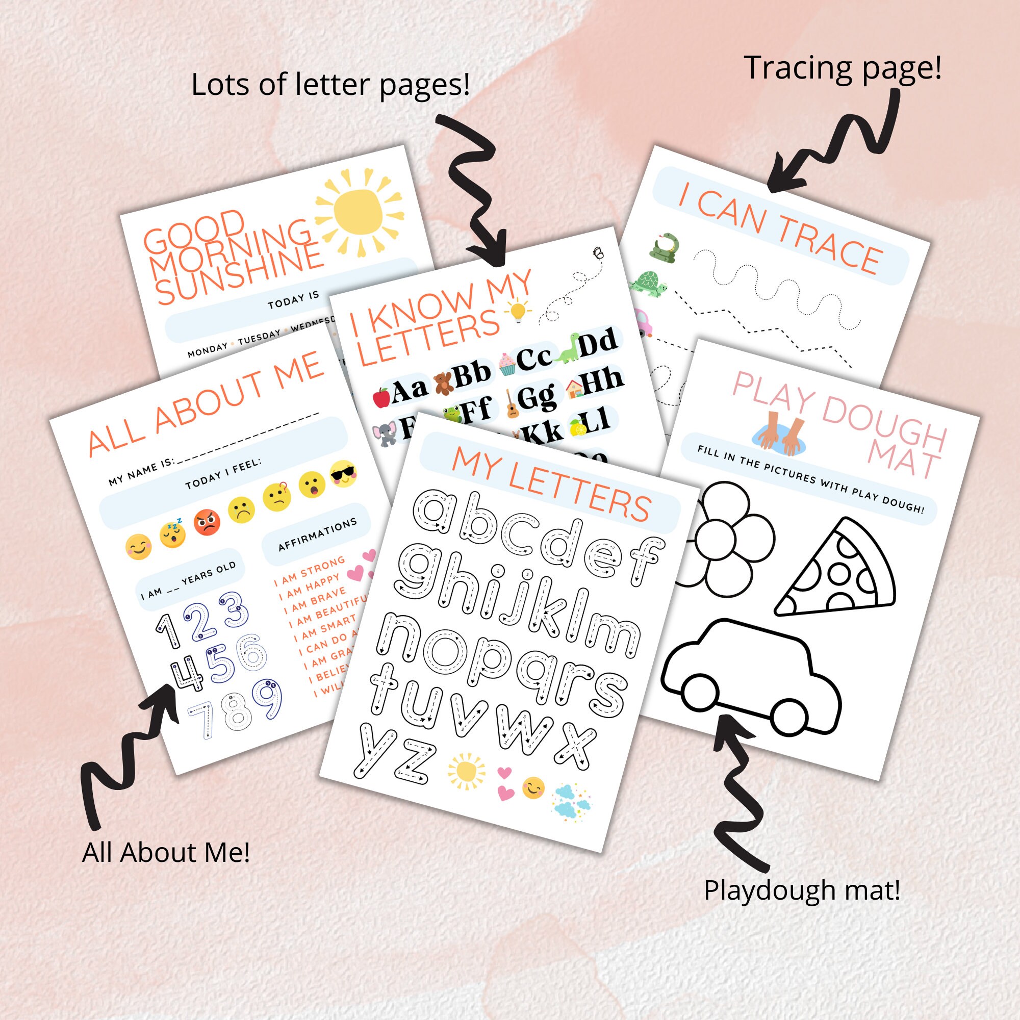 Preschool Morning Menu Printable, Homeschool Preschool, Preschool ...