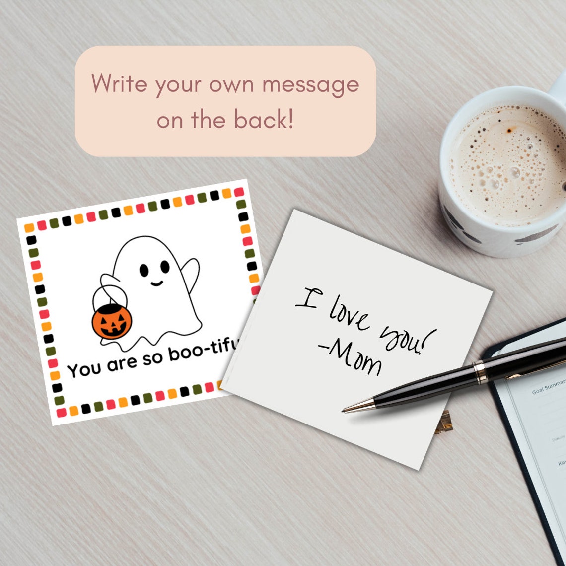 Halloween Lunch Notes, Lunch Box Cards, Joke Lunch Box Notes ...