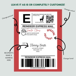 Santa Package, Letter From Santa, North Pole Express, Christmas ...